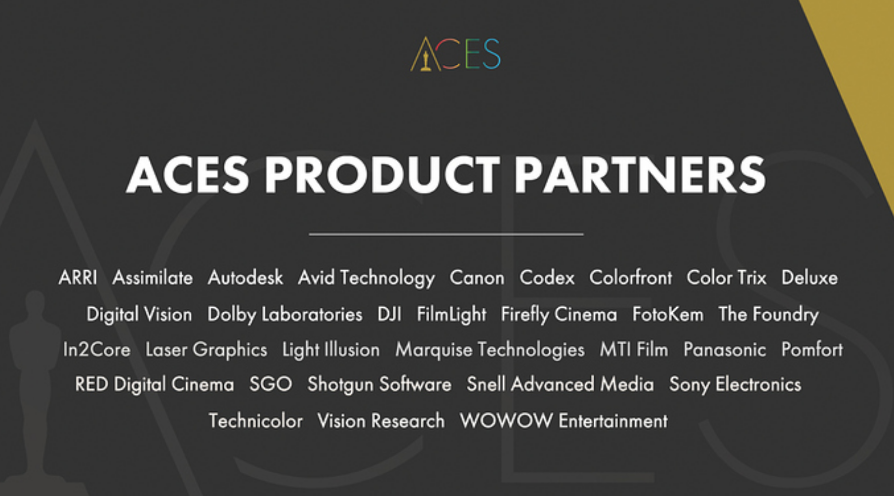 Meet the product partners - ACESCentral