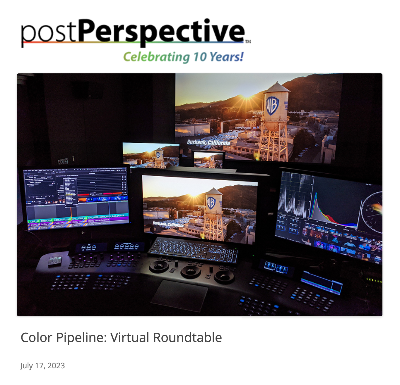 Top Colorists and Manufacturers Talk Workflows - ACES is 'Front and ...