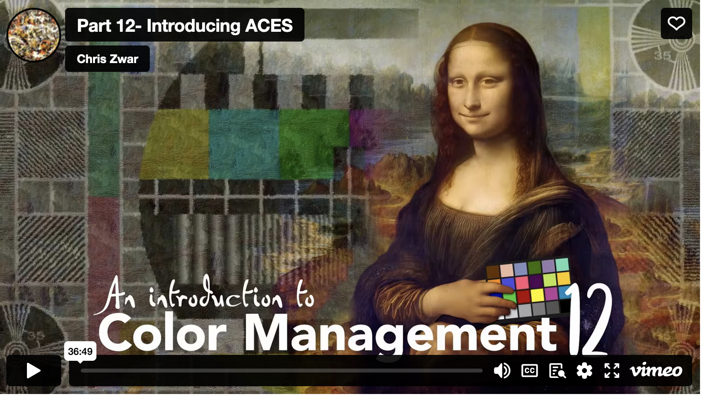 Color Management: OCIO & ACES in AE 2023 by Provideo Coalition ...